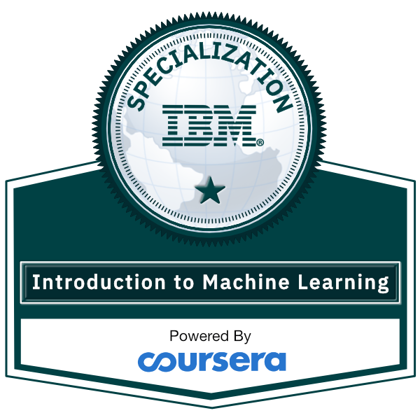 IBM Introduction to Machine Learning Specialization 2024 | CreativeDEV - Right Business Partners